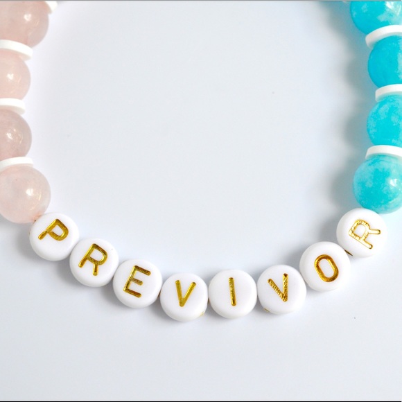 Ashley Jane Milan | Jewelry | Previvor Breast Cancer Awareness Rose ...